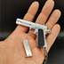 2mm pinfire gun Mini GUN Keychain With MODEL BULLETS 1911 Gun, Tactica