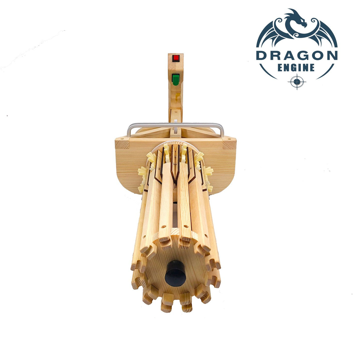 Mini Equipment Wood Gatling machine gun | Rubber Band Gun Toy Pistol f