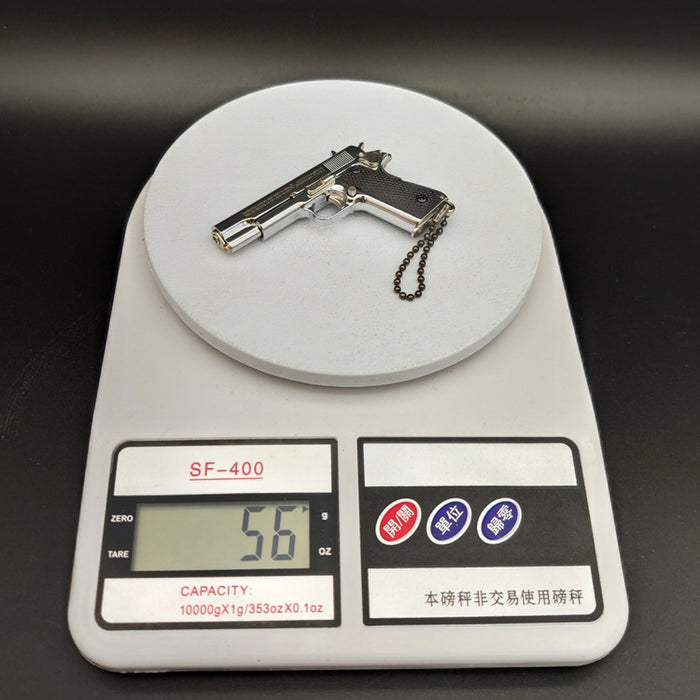 2mm pinfire gun Mini GUN Keychain With MODEL BULLETS 1911 Gun, Tactica