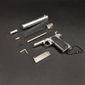 2mm pinfire gun Mini GUN Keychain With MODEL BULLETS 1911 Gun, Tactica